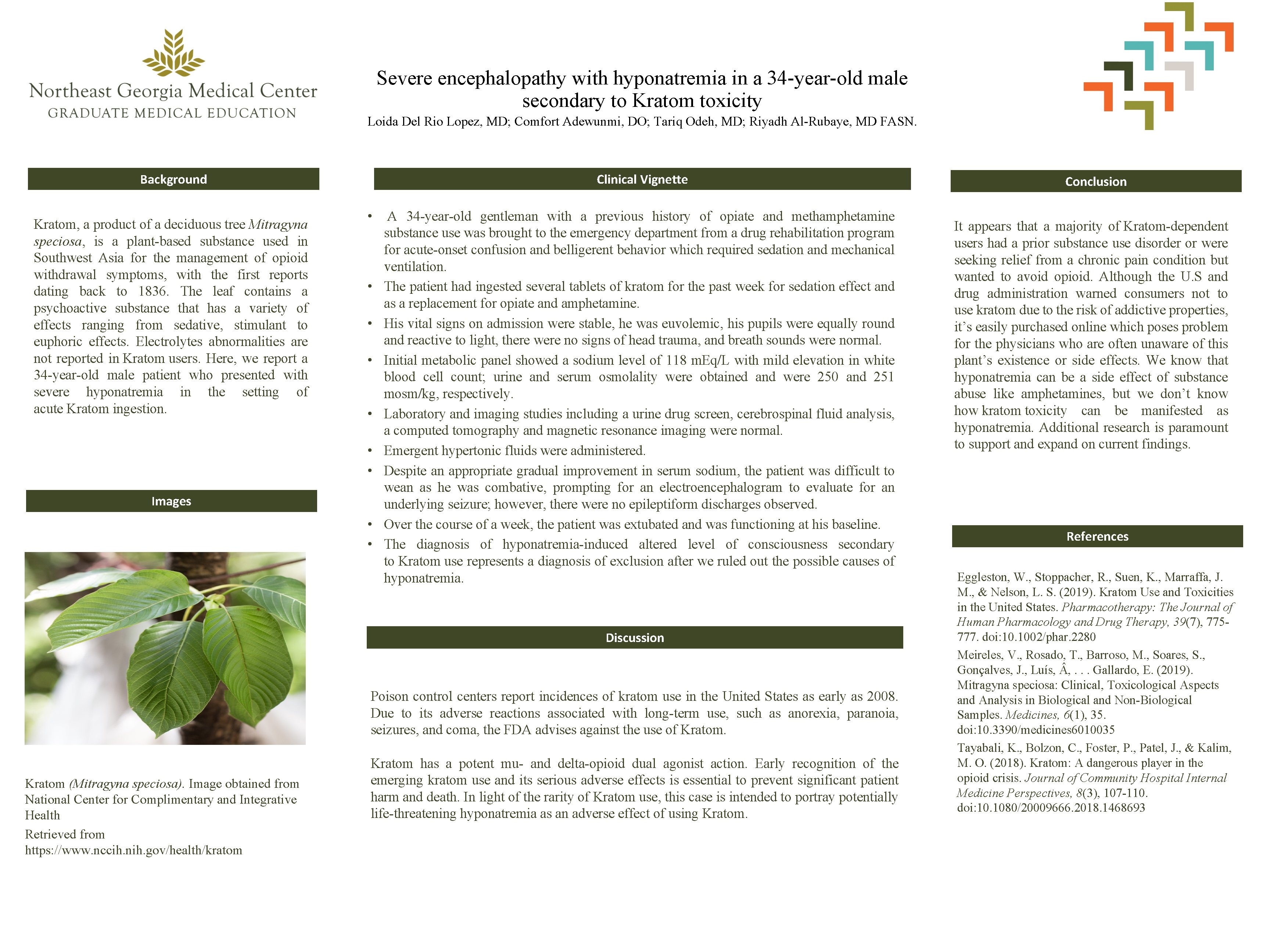 Severe encephalopathy with hyponatremia in a 34 yearold
