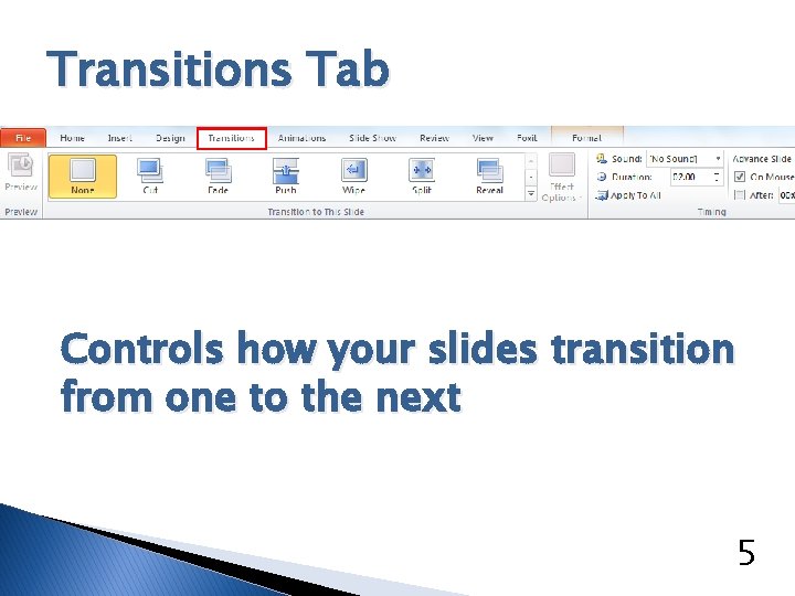 Introduction to Power Point 2010 By Tom Kleen