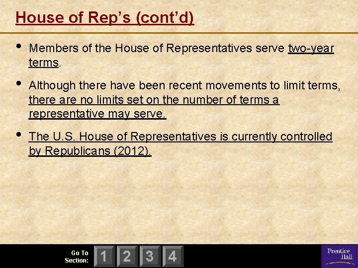 Chapter 10 Intro to Legislative Branch Write only