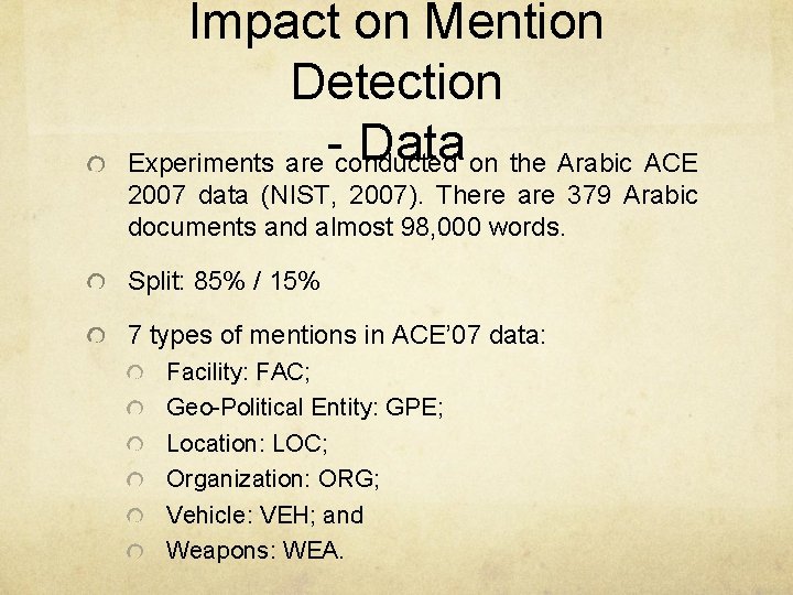 Arabic Word Segmentation for Better Unit of Analysis