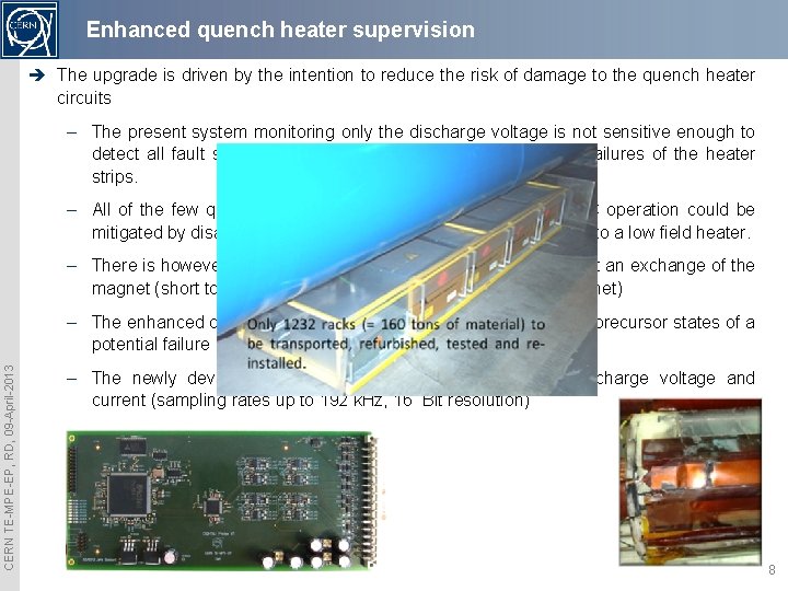 Quench Protection Systems QPS for the LHC R