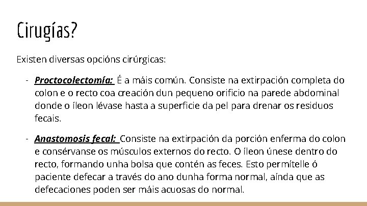 Enfermedades inflamatorias do intestino Alba Gonzlez Que enfermedades