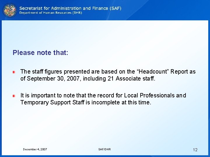 SAF Transformation and Modernization Initiative The Human Resources