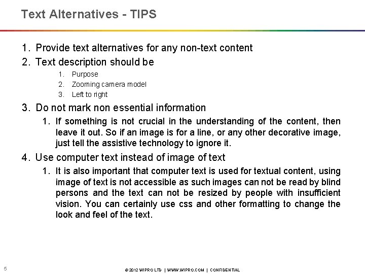 Universal Web Accessibility Wipro LimitedNASSCOM Foundation Webinar ...