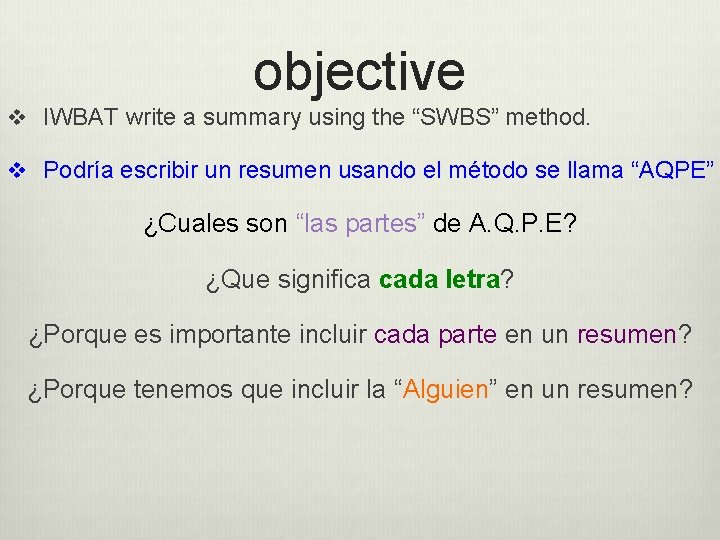 Guided Reading Getting Started with Ms Crowe Bienvenidos