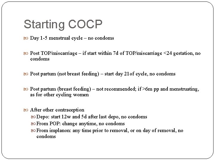 Contraceptive Pills Lisa Coulter Combined Oral Contraceptive Pill