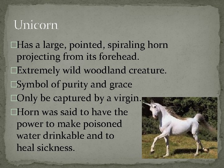 Horses Mythology Mrs Fahey Equine Science What is