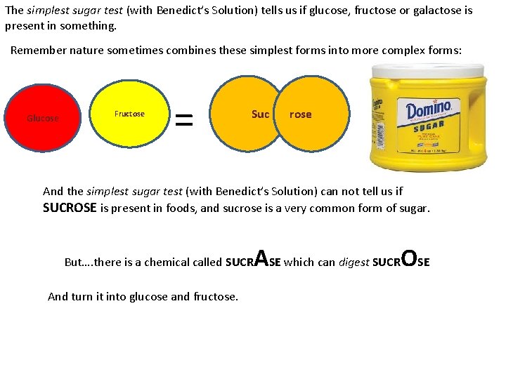 The simplest sugar test with Benedicts Solution tells
