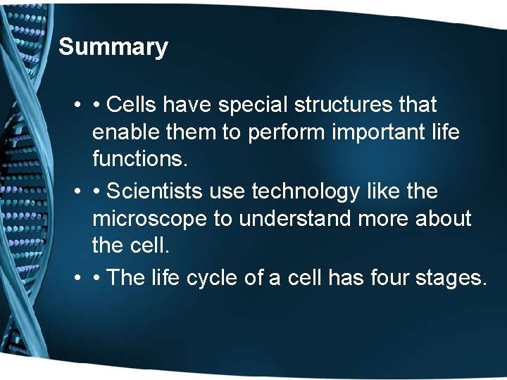 Biology Unit 1 Review Lesson 20 Notes A