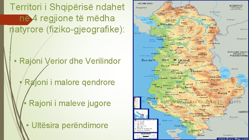 PROJEK T LENDA GJEOGRAFI Gjeografia e Shqipris Shqipria