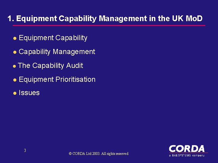 Equipment Capability Measurement An Integrated Approach John Moore