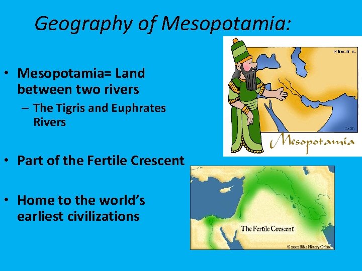 Key Topic Mesopotamia The FRAME is about Main