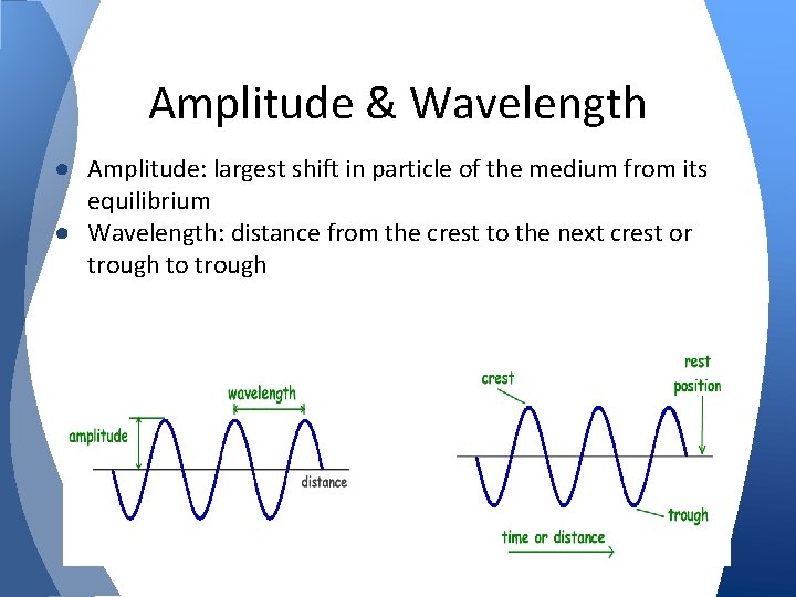 Week 4 Characteristics of Waves How are waves
