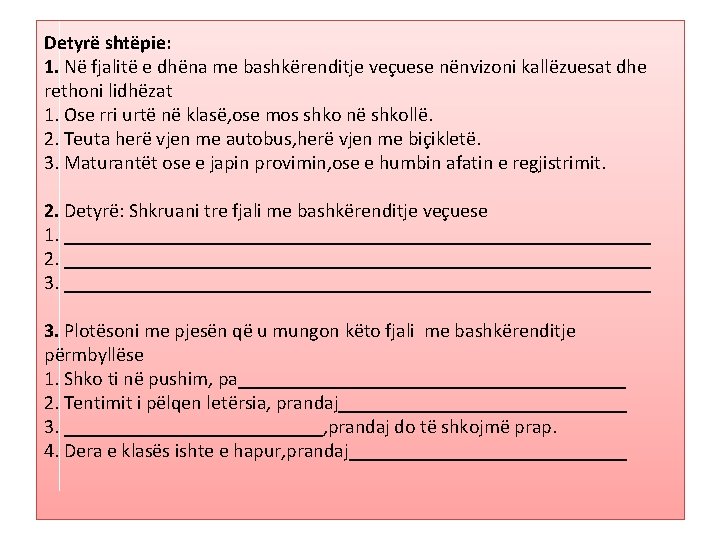 Fjalit me bashkrenditje veuese dhe prmbyllse Gjuh dhe