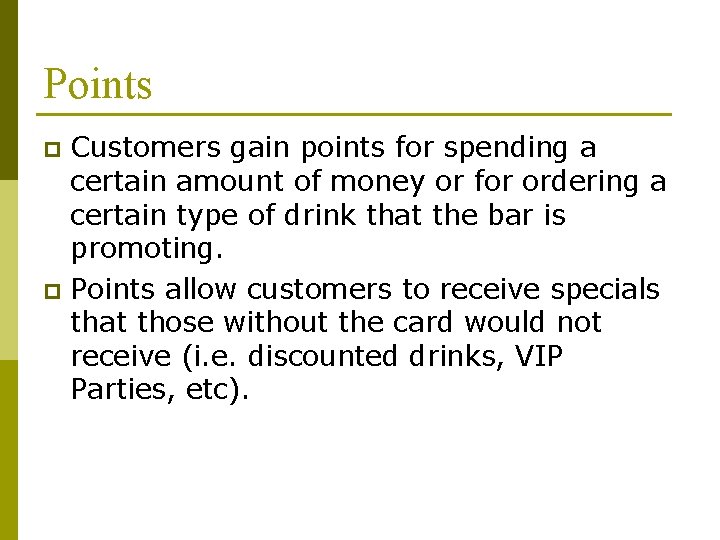 The Bar Card Mark Phelps Green Group Problem