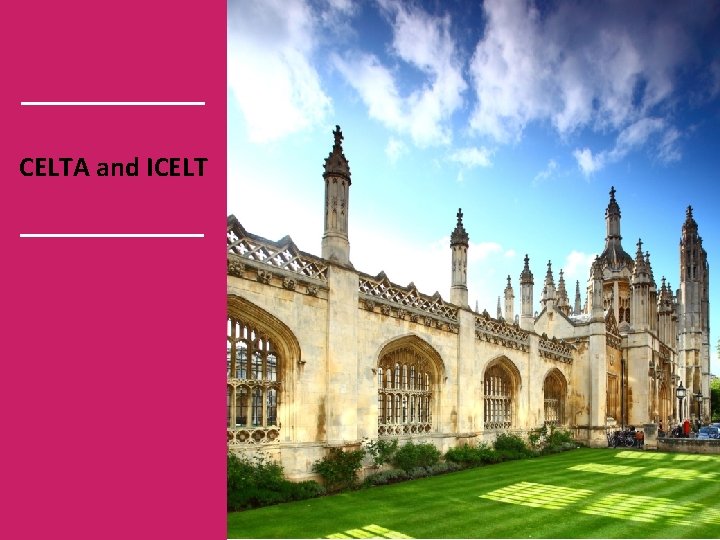 Cambridge Teacher Training Qualifications From TKT to DELTA
