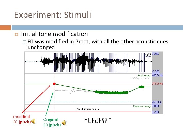 Tone sensitivity the Identification of Consonant Laryngeal Features