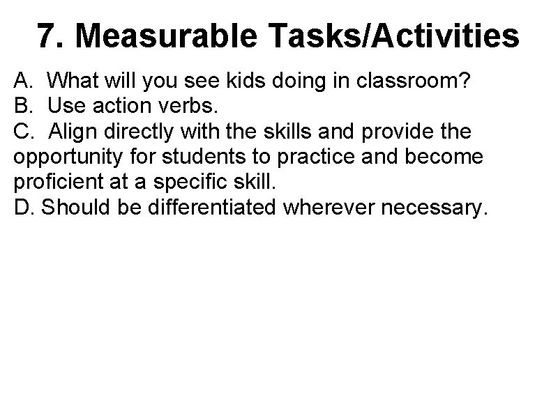 CURRICULUM MAPPING ATLAS TRAINING BIG IDEAS 1 Pick