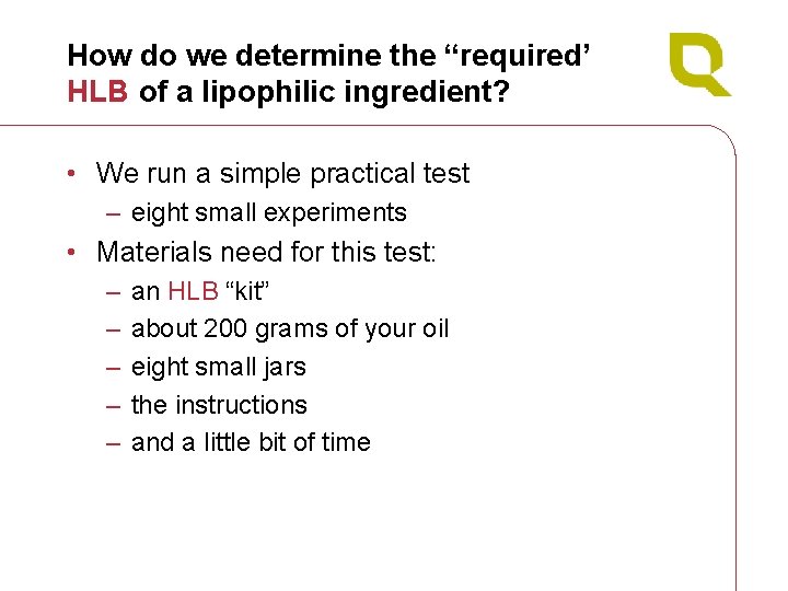 THE HLB SYSTEM A TIME SAVING GUIDE TO
