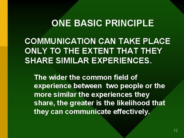 COMMUNICATION 1 DEFINITION OF COMMUNICATION COMMUNICATION from Latin
