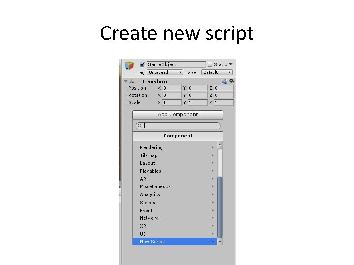 Getting Started with Unity Agenda What Is Unity