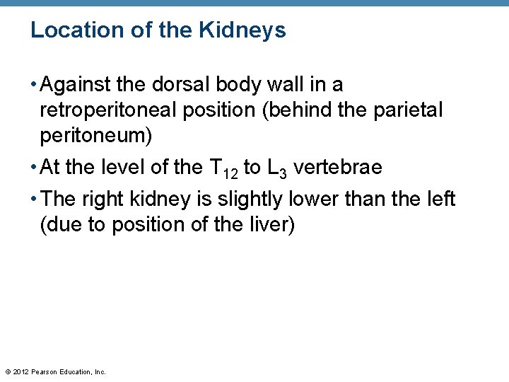 Functions of the Urinary System Elimination of waste