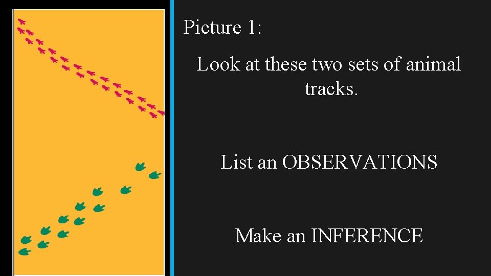 Warm Up On the Observation vs Inference page