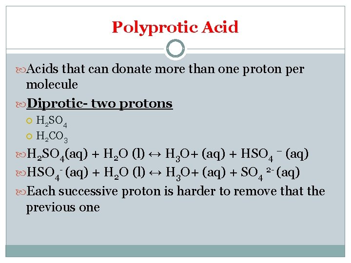 Chapter 14 Acids and Bases Acid Base Theories