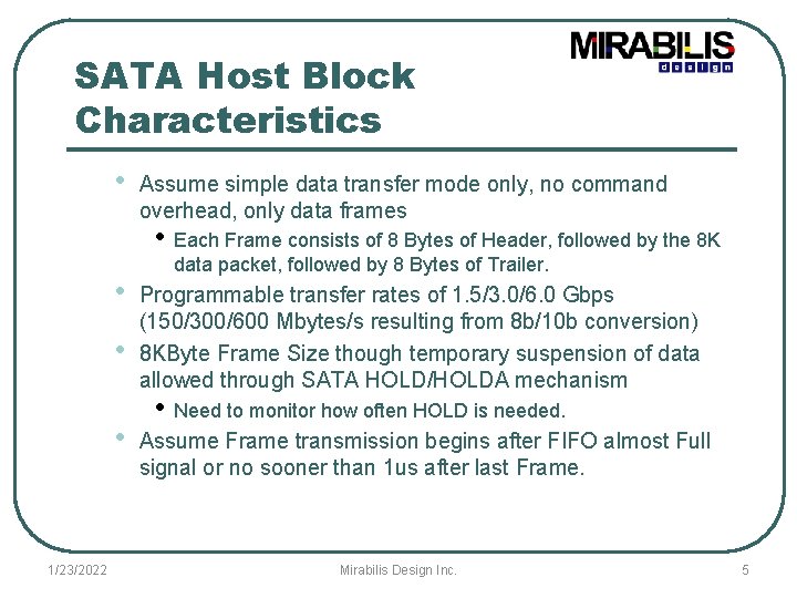 Disk Drive Architecture Exploration Visual Sim Mirabilis Design