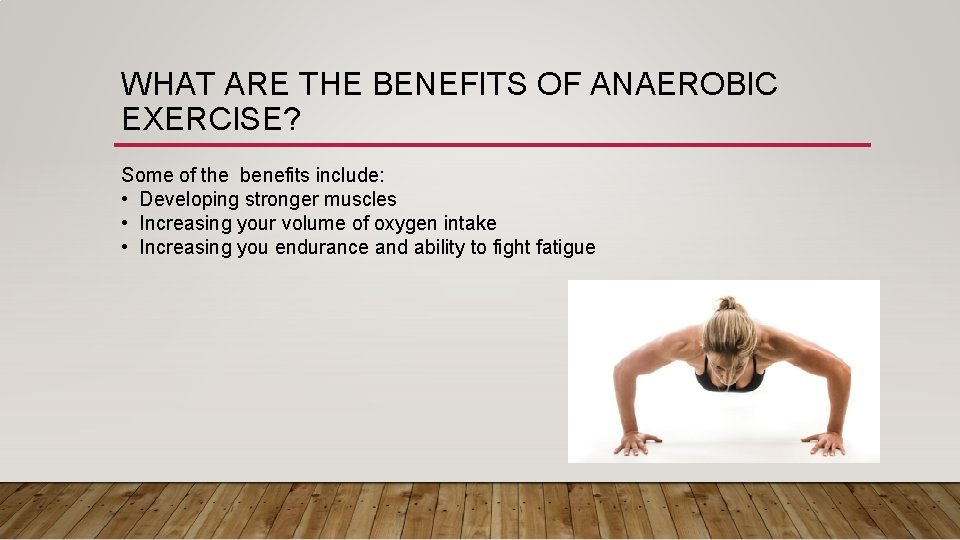 AEROBIC VS ANAEROBIC EXERCISE AMBER JAZEY COMPUTER SKILLS