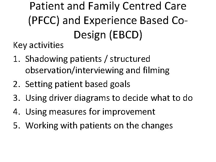 Putting compassion back improving the experience for staff