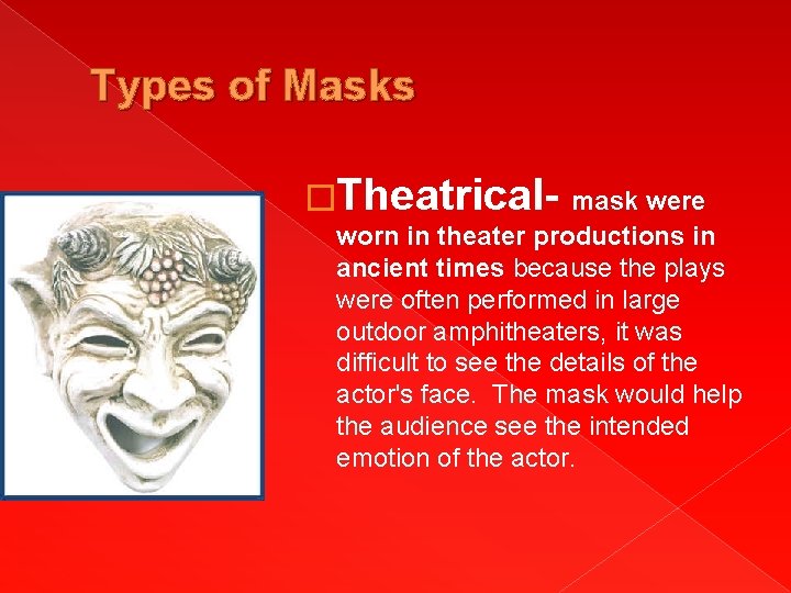 Whats behind a mask Whats behind a mask