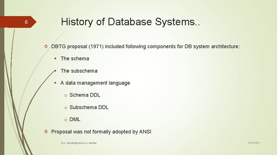 Lecture 2 2 Previous Lecture Introduction to DB