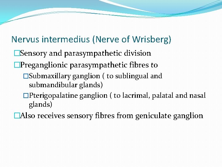 FACIAL NERVE PRESERVATION IN VESTIBULAR SCHWANNOMAS Contents Introduction