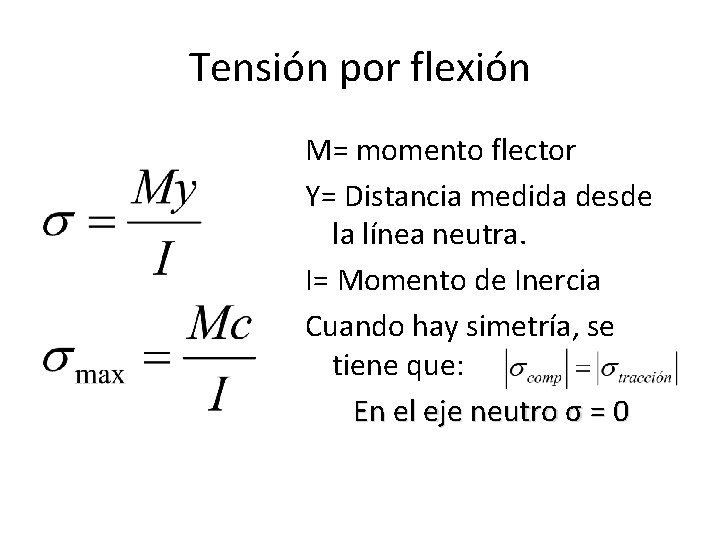 Esfuerzos en Vigas Fuerza cortante y Momento flector