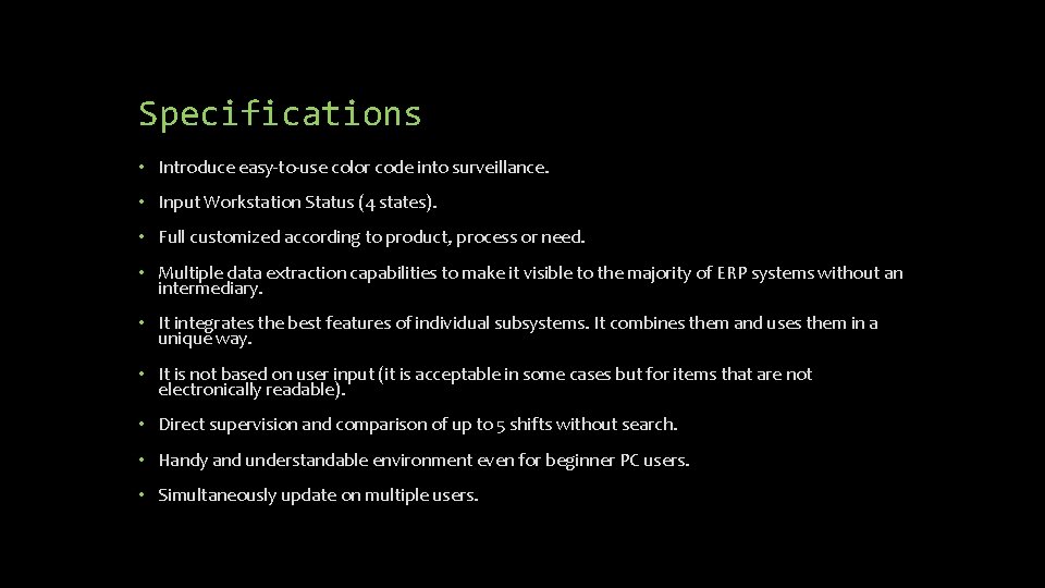 WSAS WORK STATION ANALYSIS SYSTEM Not another analysis