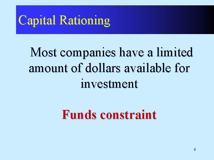 Chapter 8 Capital Budgeting and Cash Flow Analysis