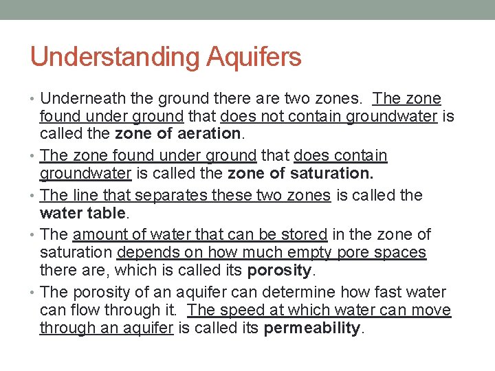 GROUNDWATER Chapter 6 3 What is Groundwater It