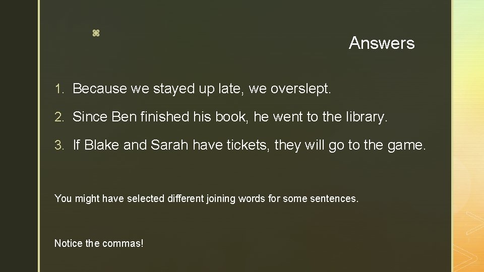 z Nearpod Practice for Advanced Sentence Combining z