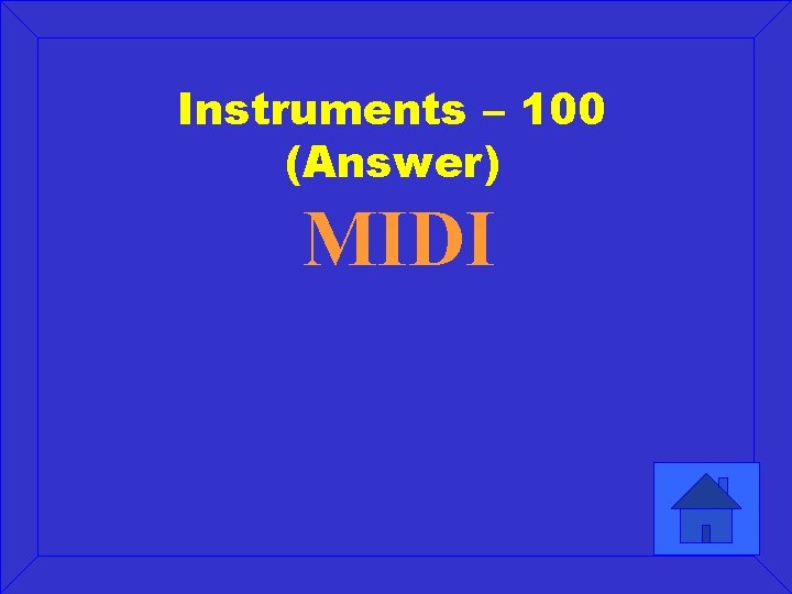 Choose a category You will be given the
