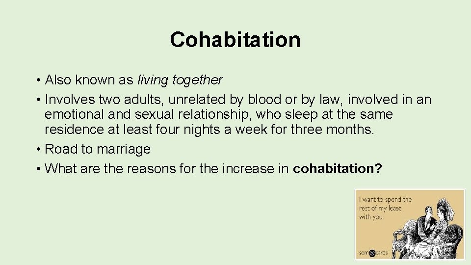 CHAPTER 4 Singlehood Cohabitation and Living Apart Together