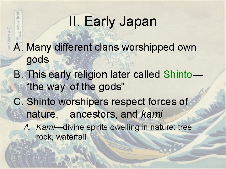 Feudal Powers of Japan Aim SWBAT Identify and