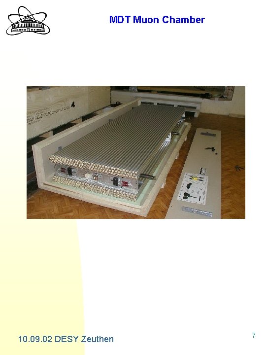 Precision drift chambers MDT for ATLAS muon system