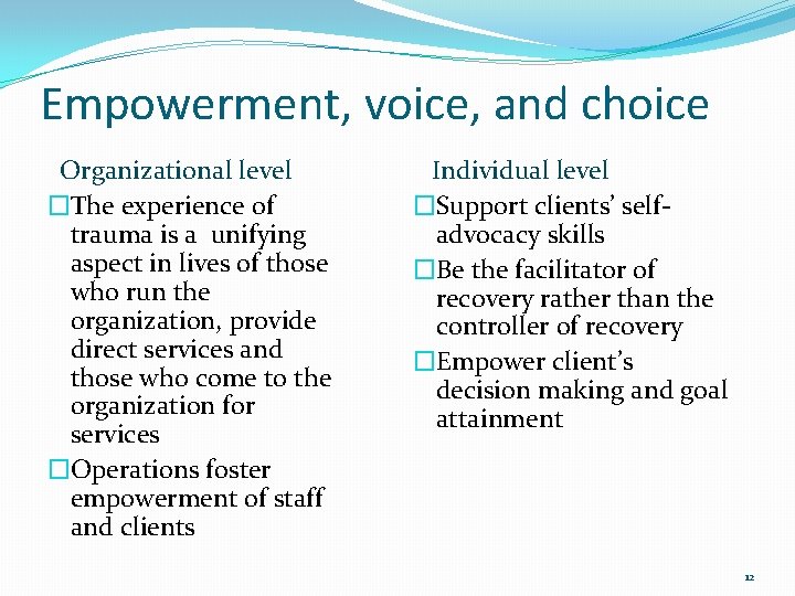 Trauma Informed Care 1 Matt Tice MSW LCSW