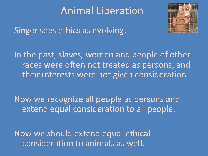 Animal Rights Direct vs Indirect duties towards animals