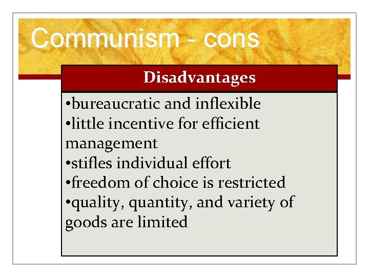 When Socialism Goes Bad How capitalism can reform