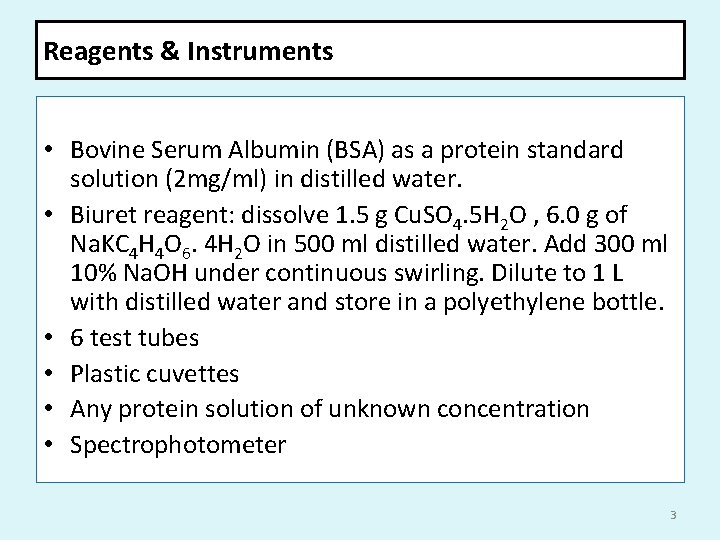 Lab Activity 5 Biuret Method IUG 2016 2017