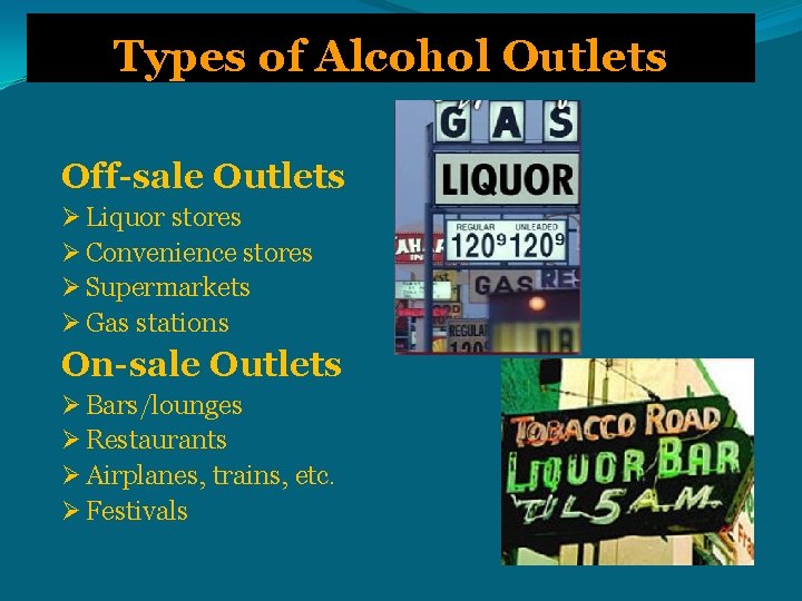 Alcohol Density Community Safety Presentation Agenda CPPCURB Background