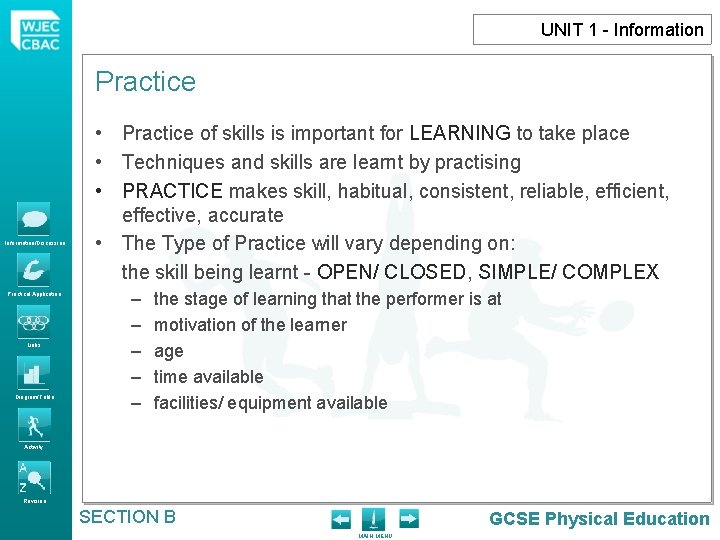 UNIT 1 Information Practice InformationDiscussion Practical Application ...