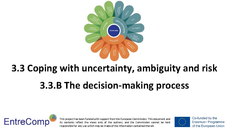 3 3 Coping with uncertainty ambiguity and risk